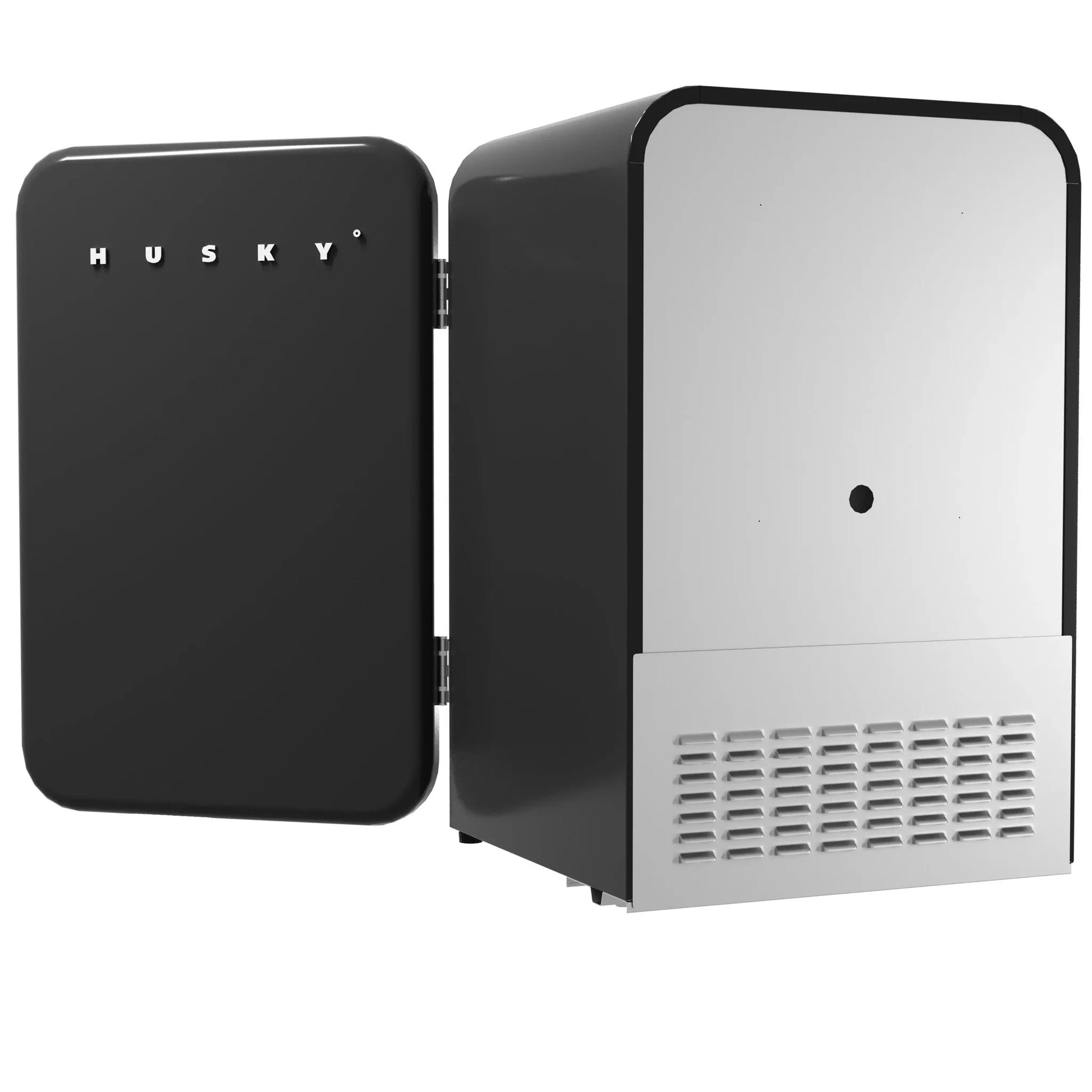 Husky 106L Retro Style 3.74 C.ft. Freestanding Under-Counter Mini Frid ...